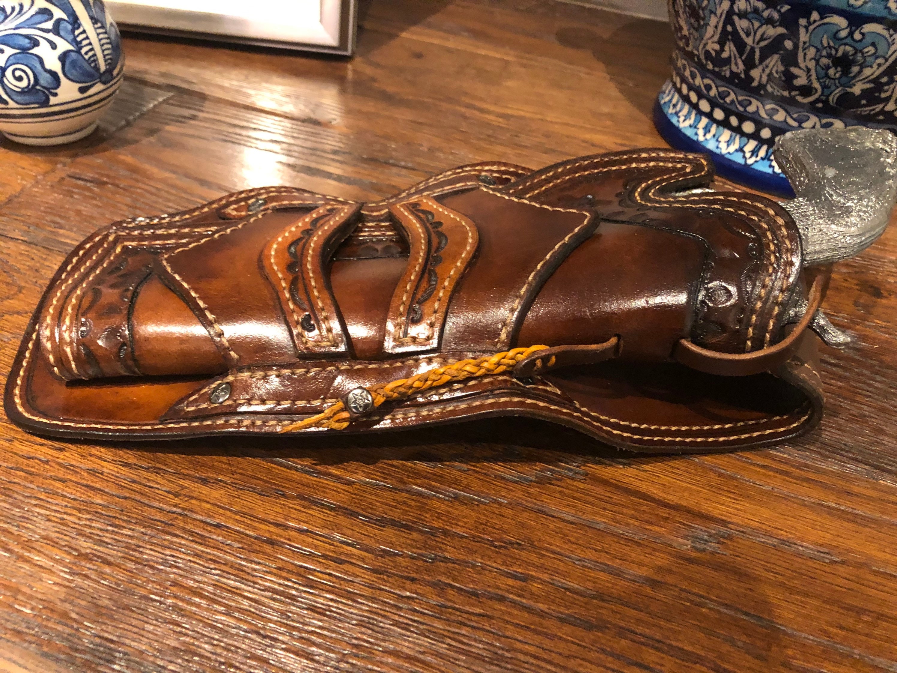 Western 7 1/2 Revolver Holster Pattern in Pdf Format - Etsy