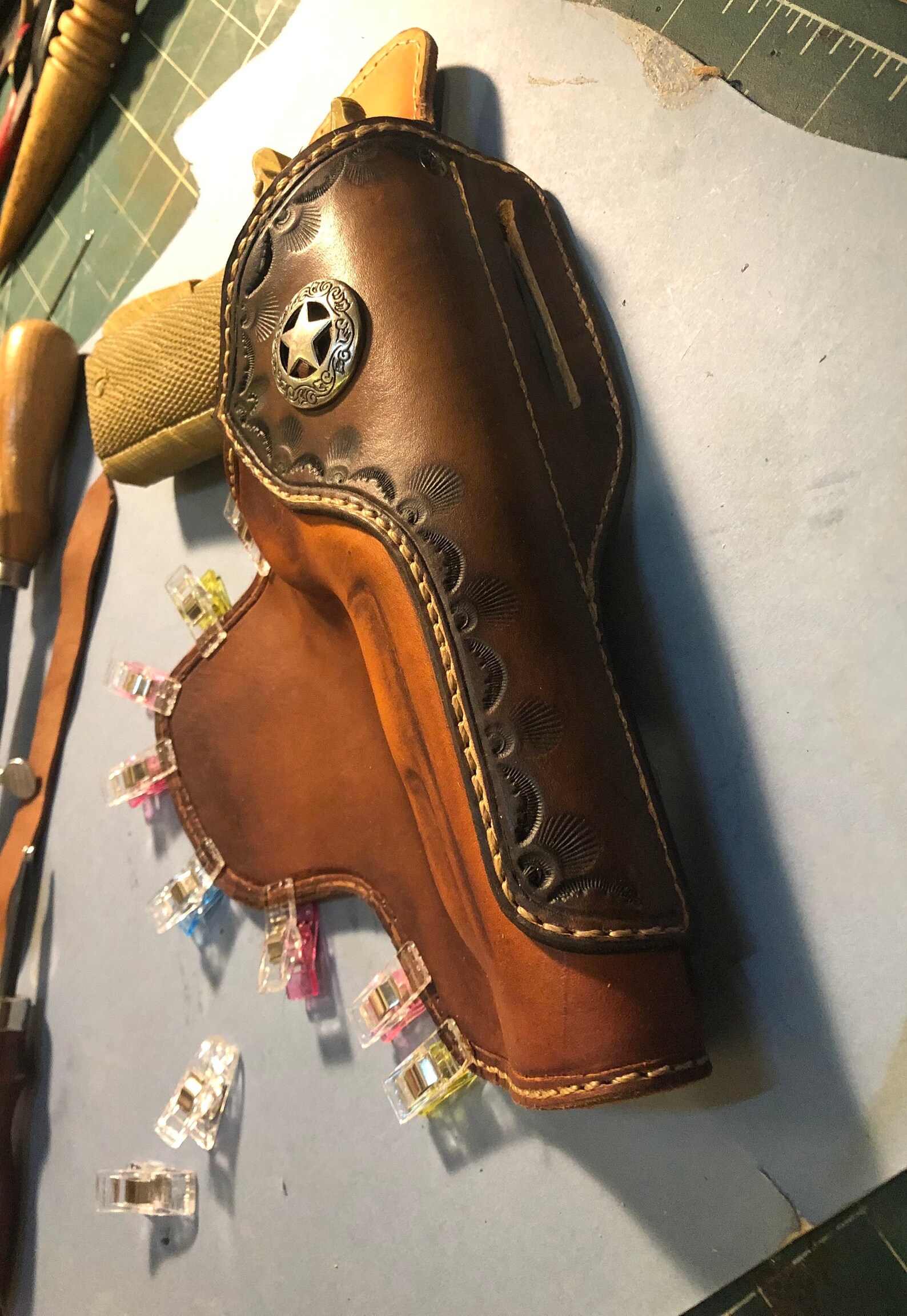 Colt 1911 Saddle Holster Pattern in Pdf Format - Etsy