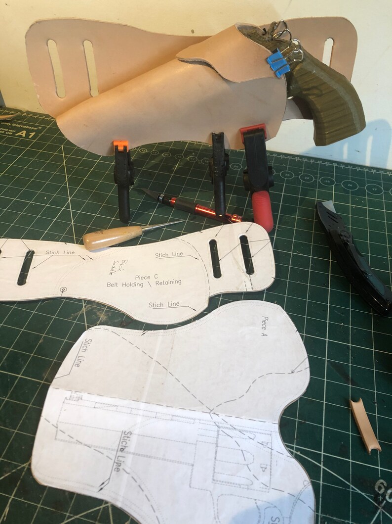 Python 6ich Revolver Saddle Holster Pattern ( Digital in Pdf Format ...