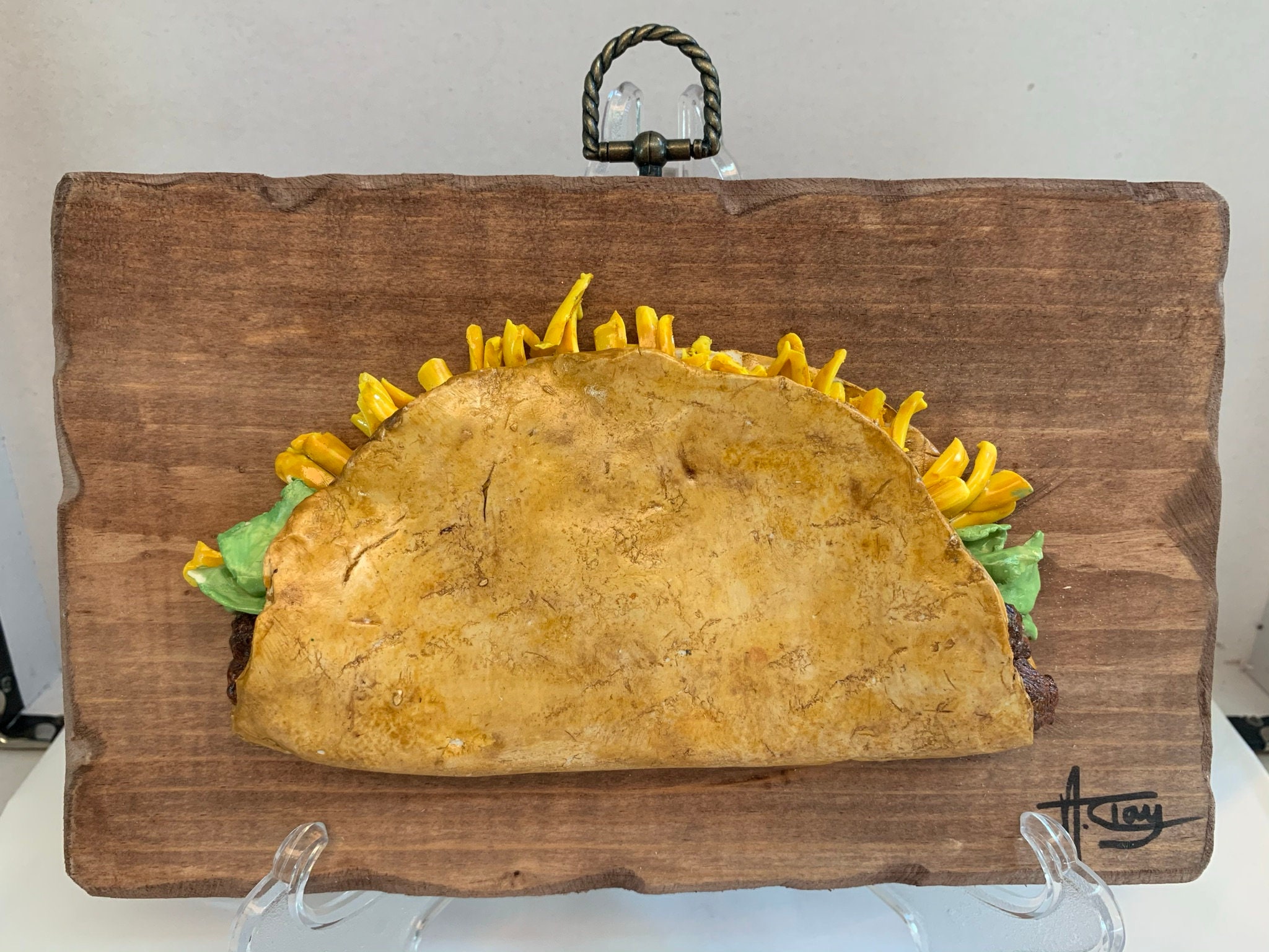 Taco Wall Art Clay - Etsy