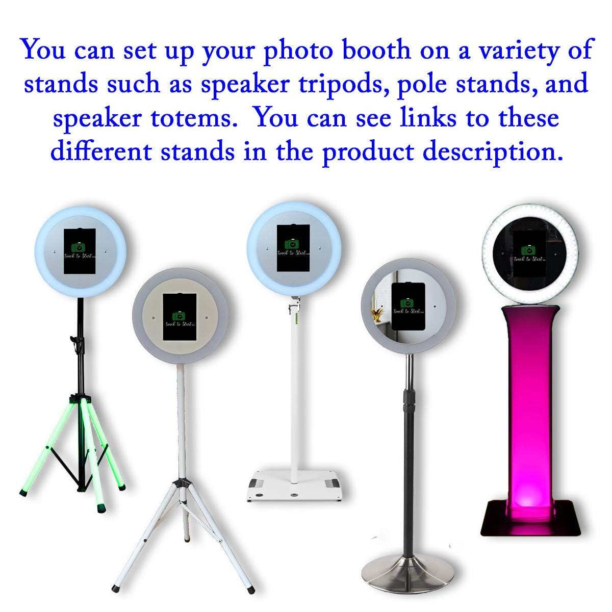 DIY Roaming iPad Photo Booth Kit for IVISII Ring Light - White - Etsy