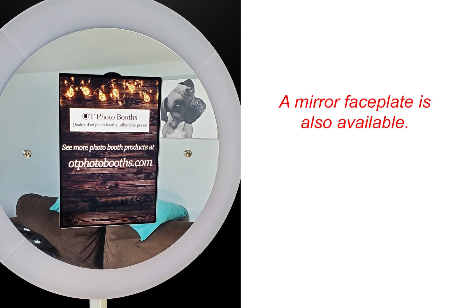 Roaming Photo Booth Shell. Ring Light Ipad Photo Booth Shell. - Etsy