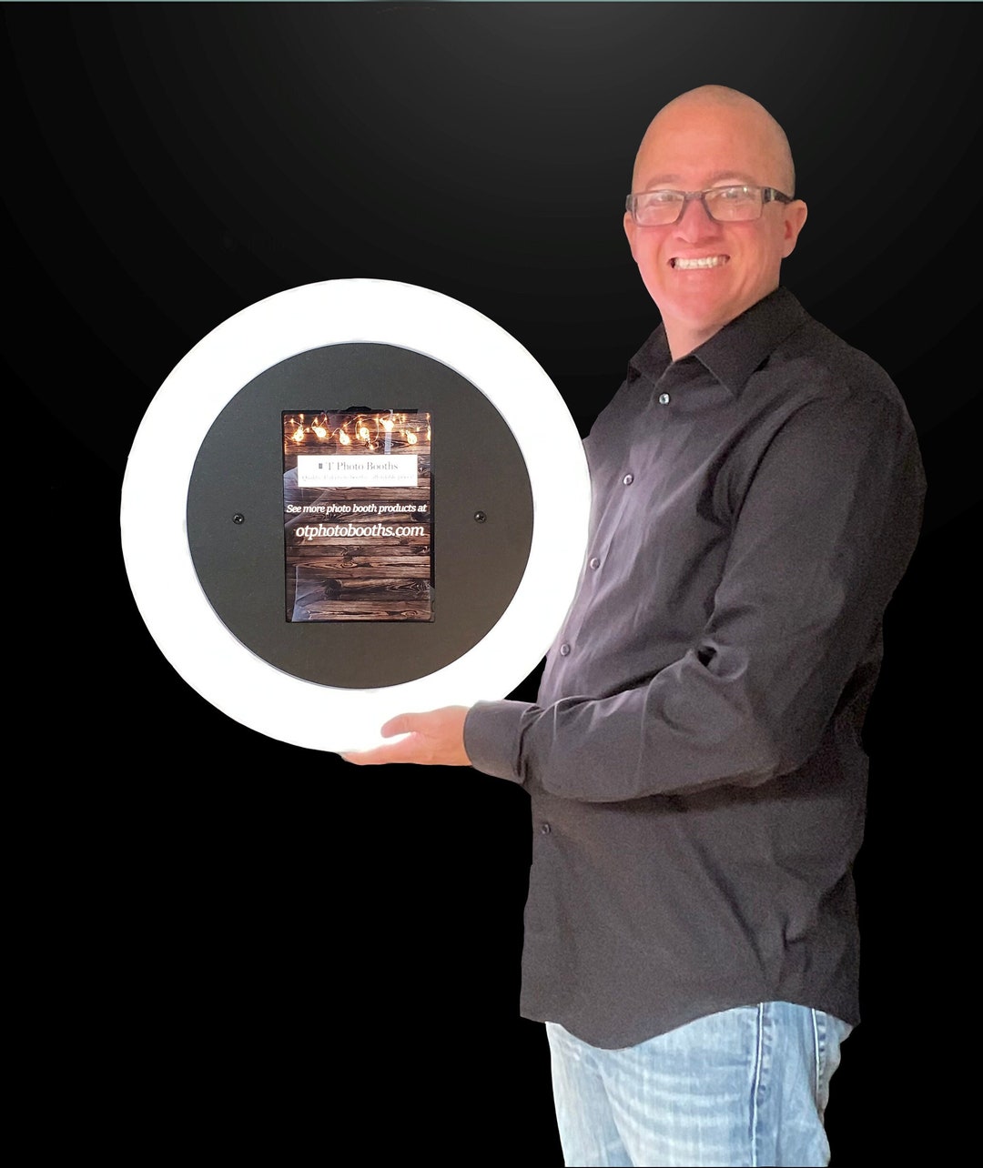 Roaming Photo Booth Shell. Ring Light Ipad Photo Booth Shell. - Etsy