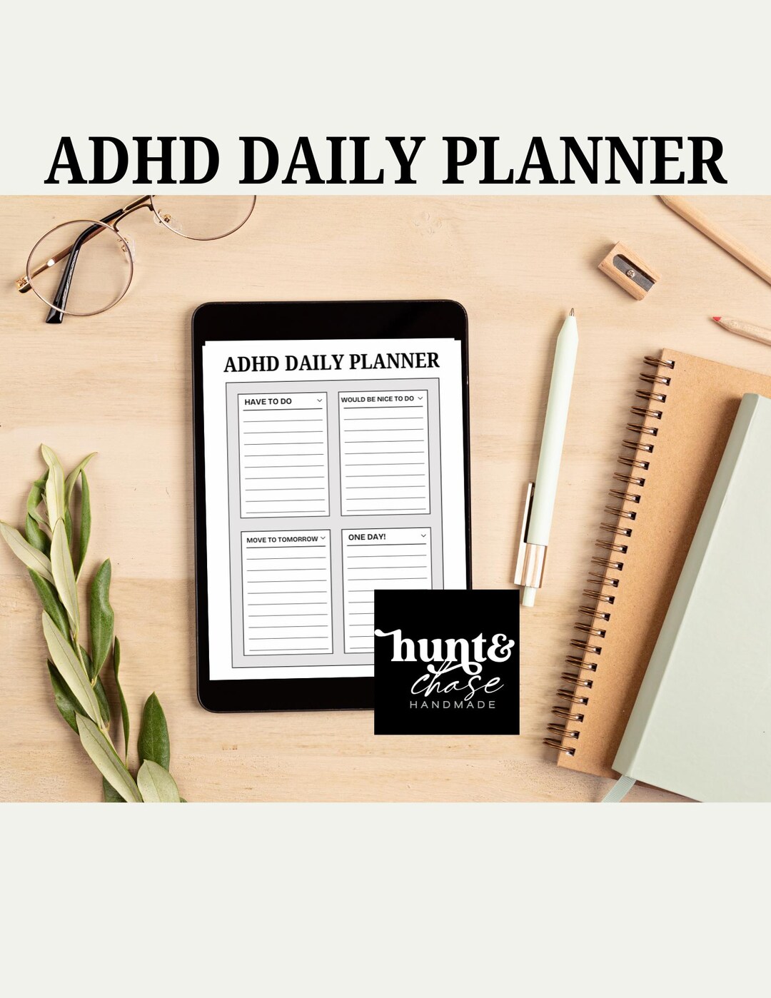 ADHD Daily Planner - Printable PDF (digital Download) - Etsy