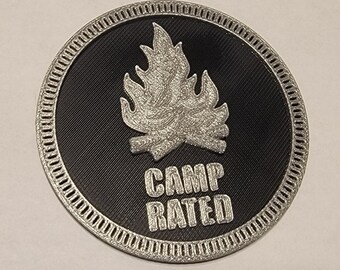 Campfire Badge - Etsy