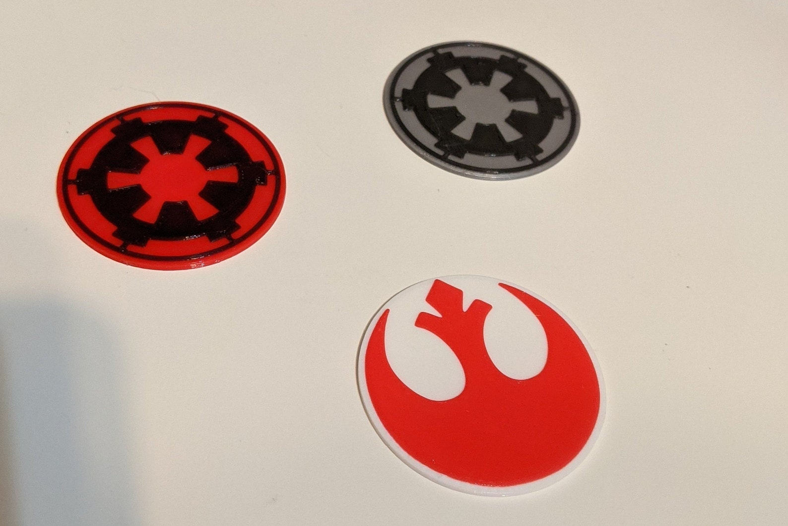 Empire Rebel Logo 3D printed Imperial emblem Star Wars | Etsy