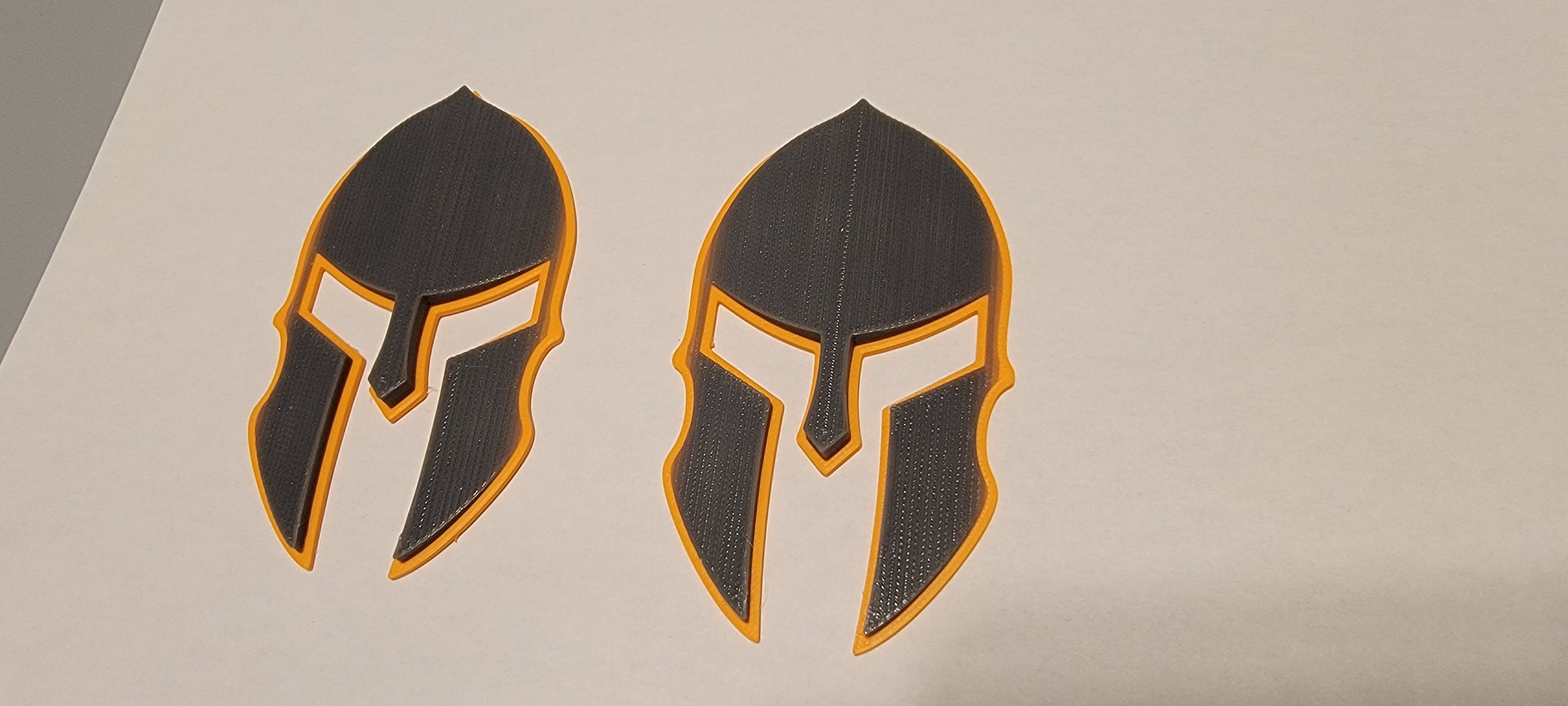 3D Gladiator Helmet MINI Version Emblems 3D Printed Car Decal Logo for ...