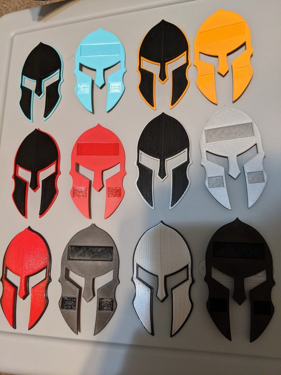 3D Gladiator Helmet MINI Version Emblems 3D Printed Car Decal Logo for ...