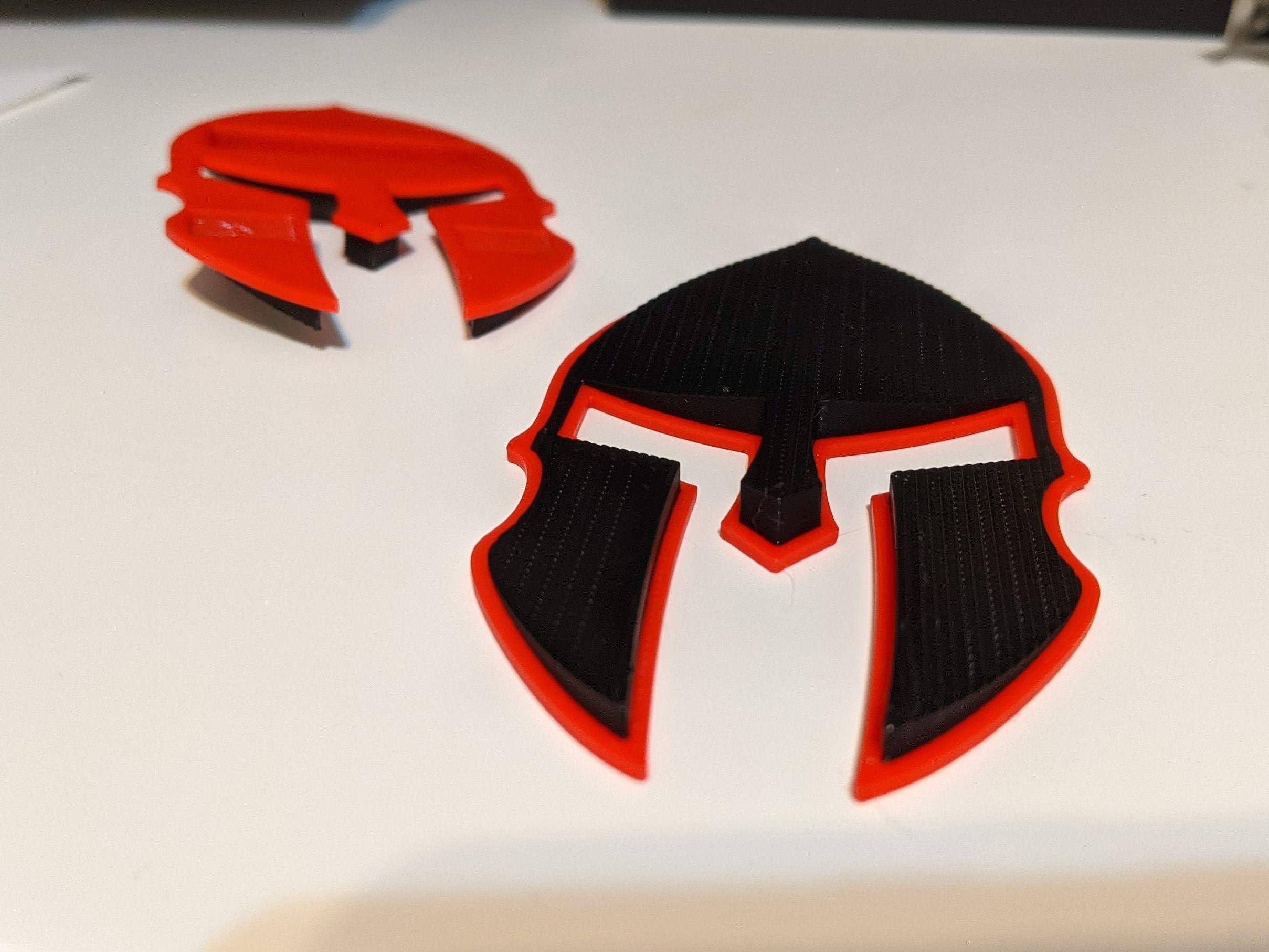 3D Gladiator Helmet MINI Version Emblems 3D Printed Car Decal Logo for ...
