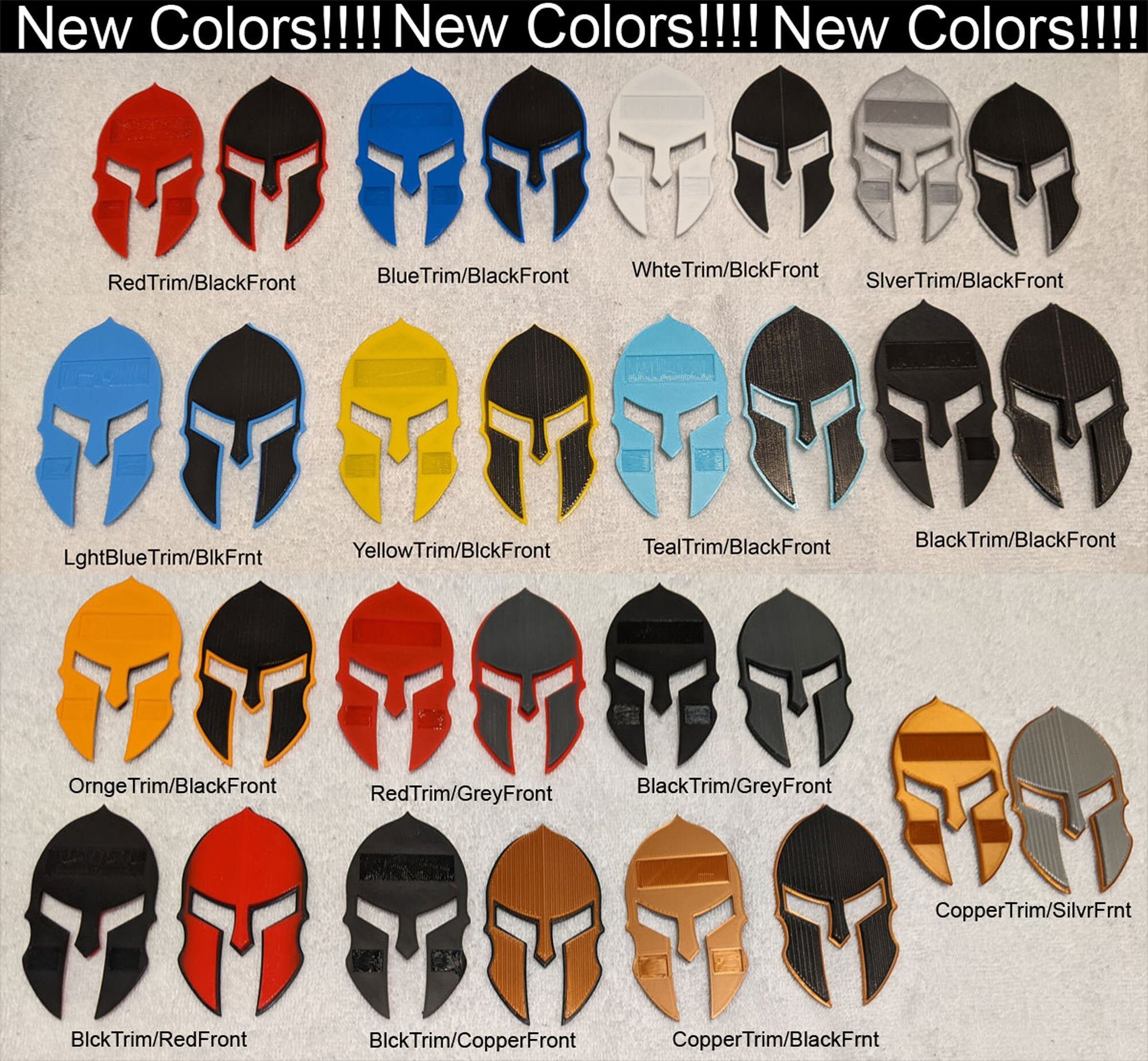 3D Gladiator Helmet MINI Version Emblems 3D Printed Car Decal Logo for ...