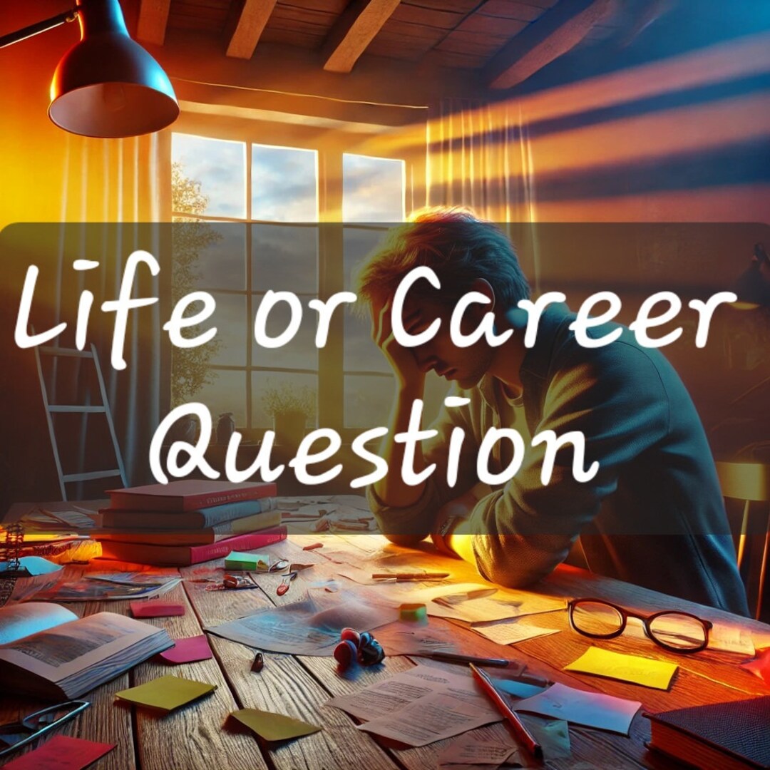 Career/life Question. 24hrs Delivery - Etsy