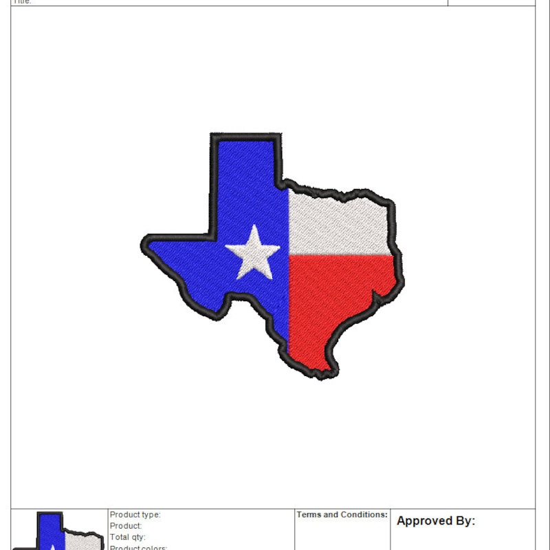 Texas Embroidery - Etsy