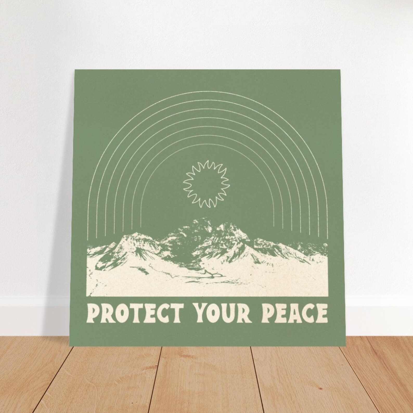 Protect Your Peace – Quote Print –minimalist Spiritual Home Decor Art ...