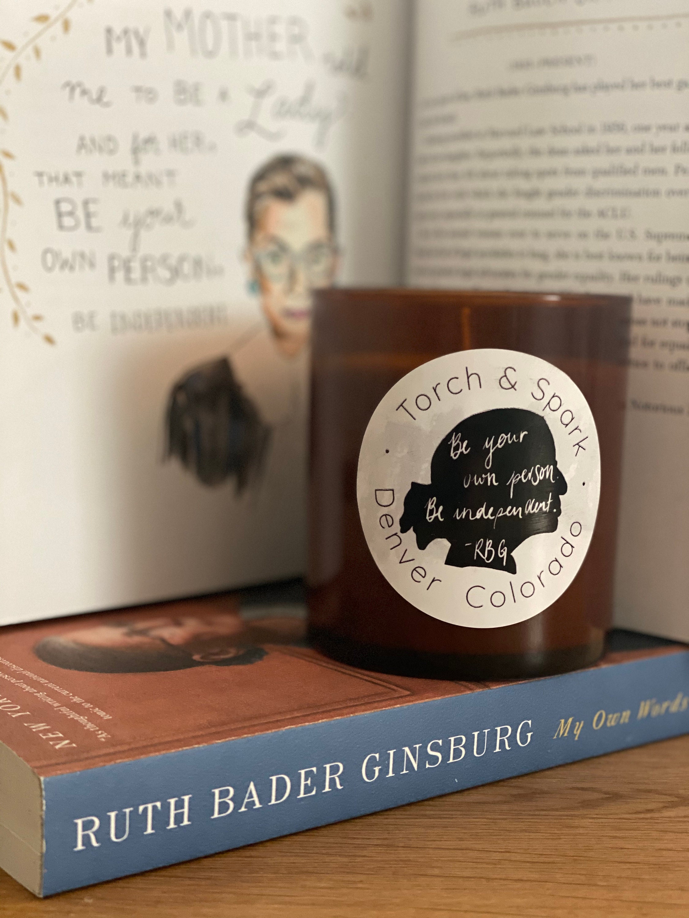 Ruth Bader Ginsburg Soy Wax Candle, Handmade - Etsy.de