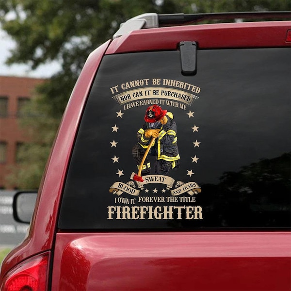 Memorial Firefighter Stickers - Etsy