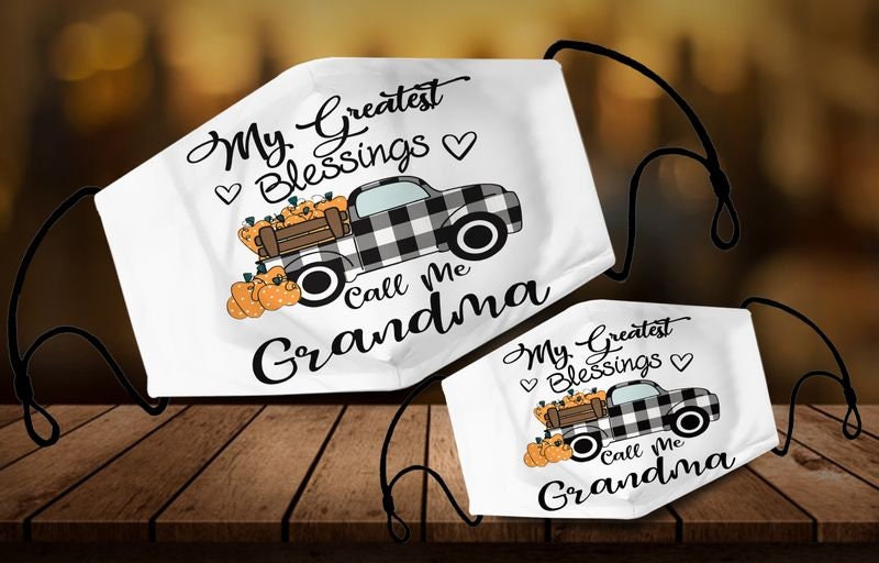 Grammy face mask Nanna face maks Mama face mask Nana face | Etsy