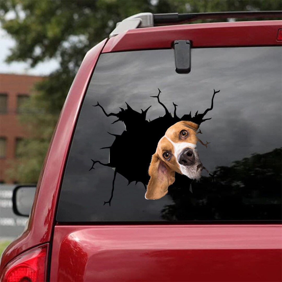 Beagle Decal Fits Cars,windows,laptops and Any Smooth Surface, Beagle ...