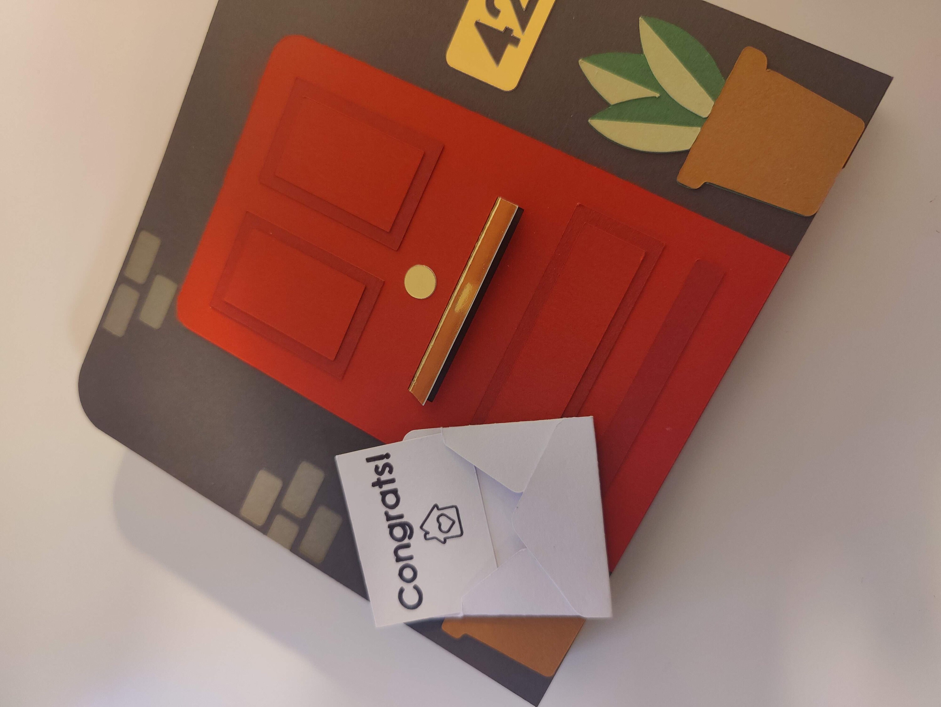 New Home Door Card 3D Papercut SVG Card Cut File Cricut DIY - Etsy