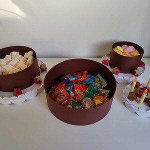 Birthday Cake Box | 3D Papercut SVG Box Cut File | Cricut DIY - Etsy