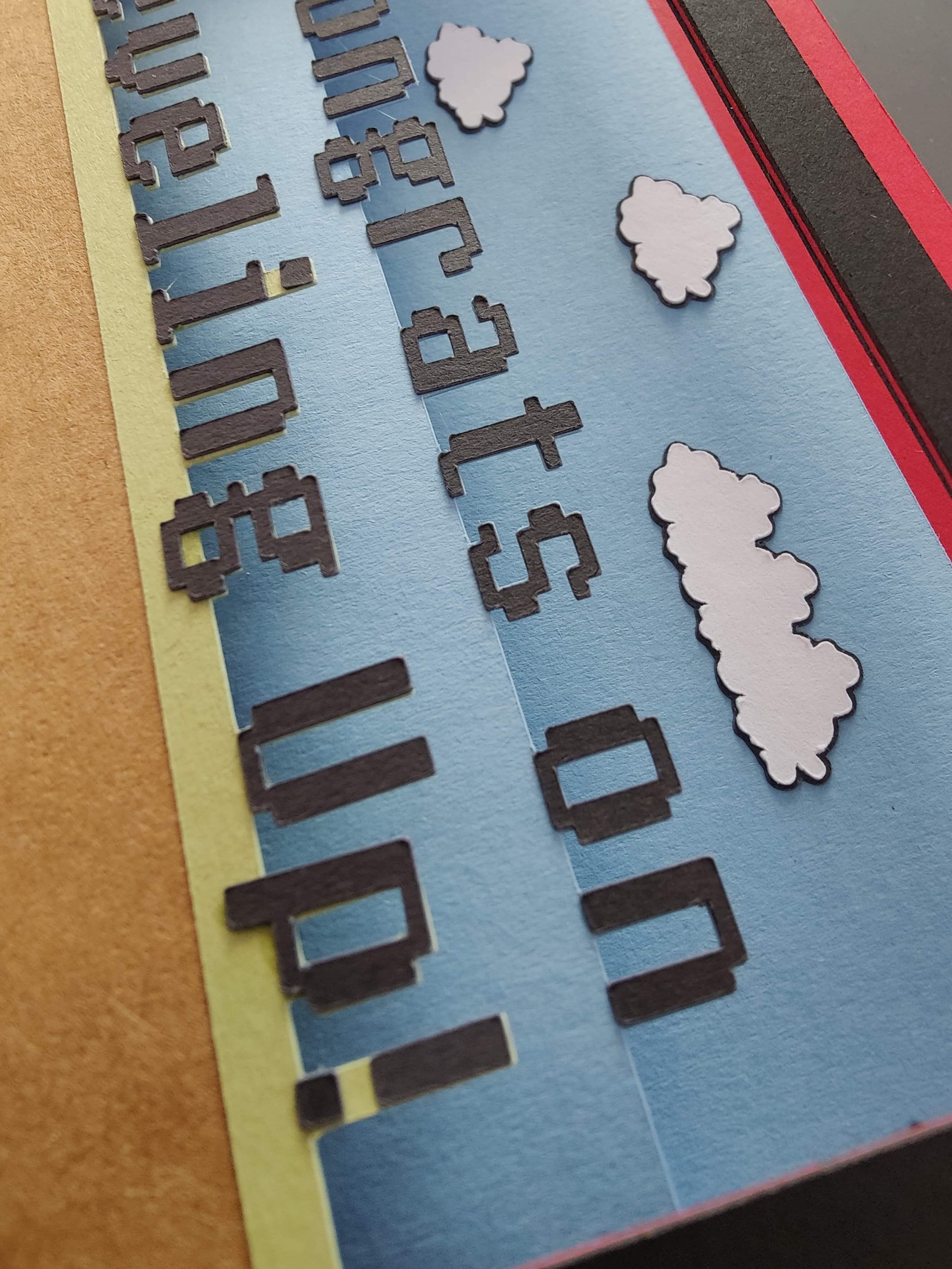 Game Console Level up Card | 3D Papercut SVG Card Cut File | Cricut DIY ...