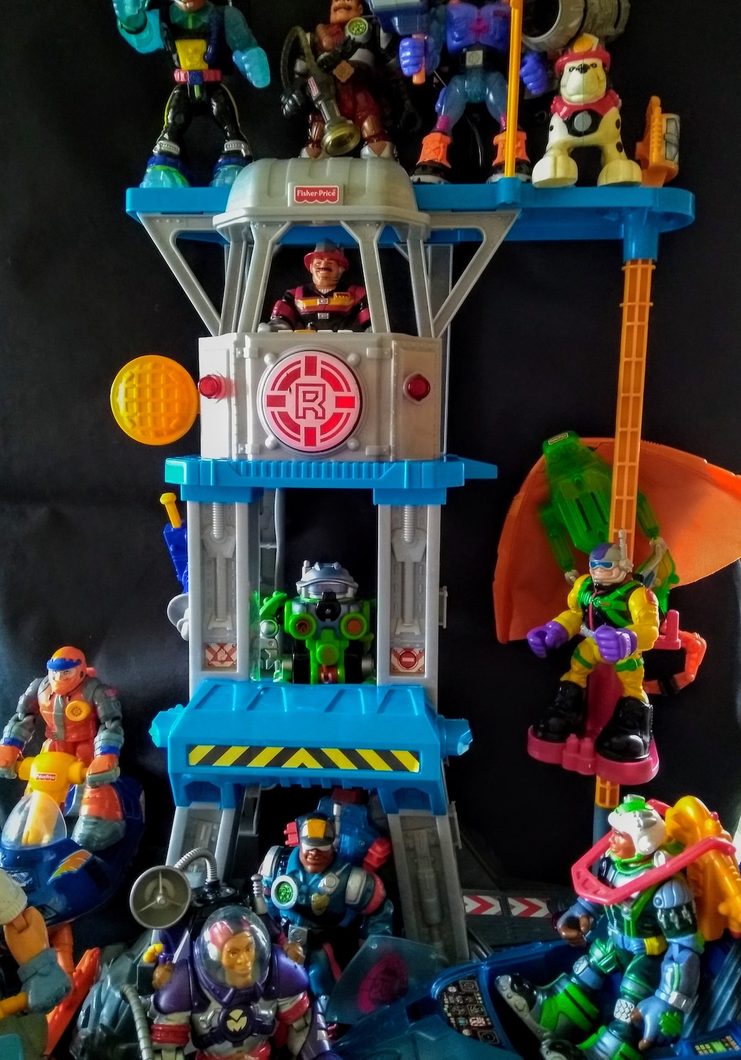 Vintage Rare Rescue Heroes Command Centre Control Tower 72955 - Etsy