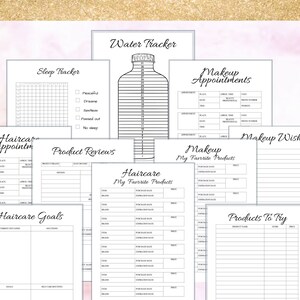Beauty Planner, Skin Care Planner, Skin Care Journal, Beauty Routine ...
