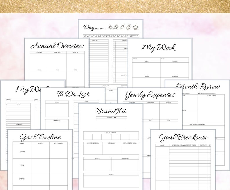 Business Planner Small Business Planner Business Planner | Etsy