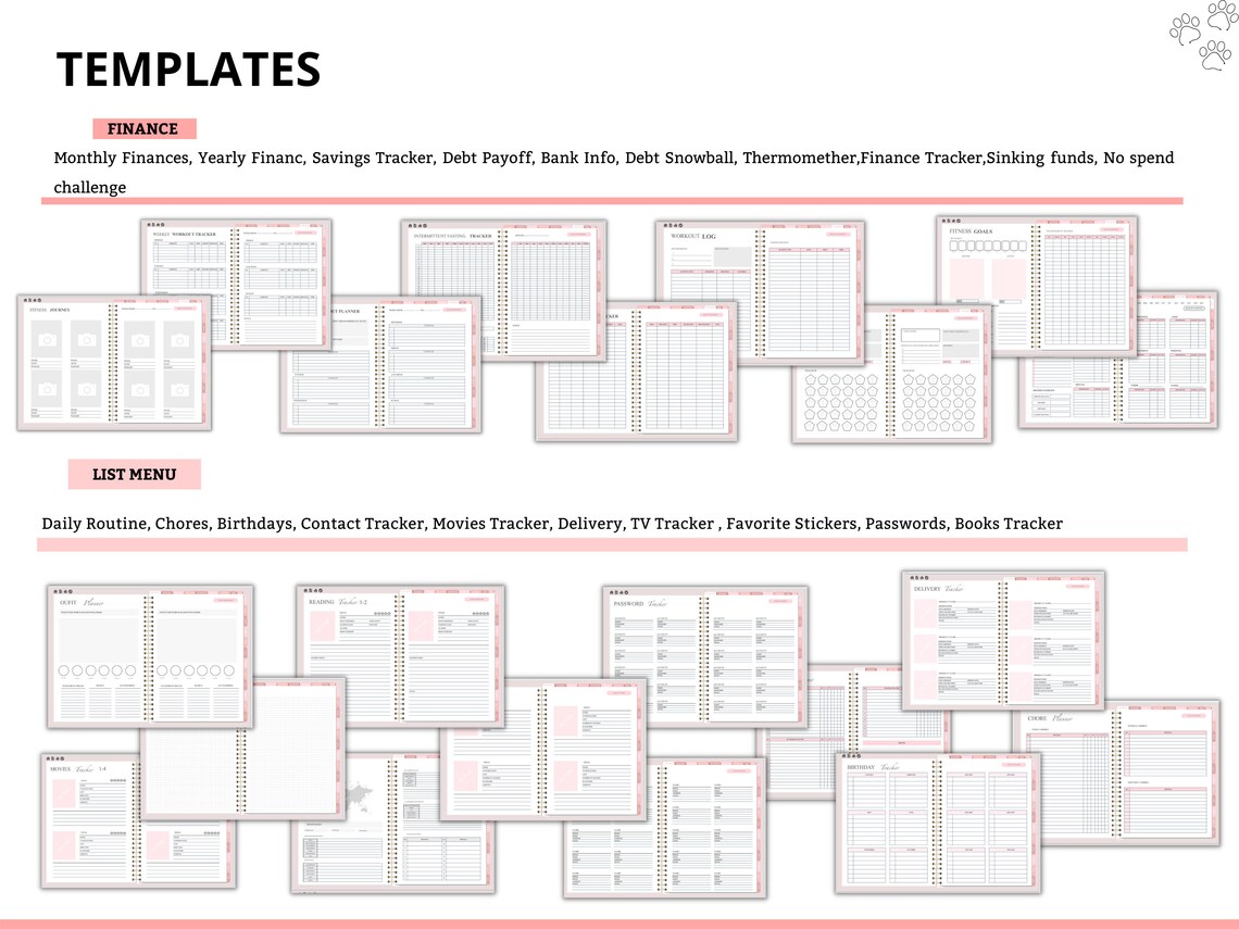 2022-2023 Digital Planner Goodnotes Ipad Planner Notability - Etsy