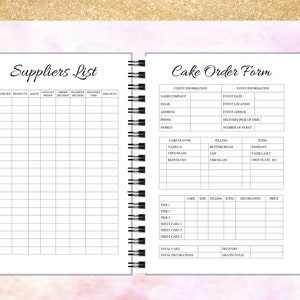 Bakery Business Planner, Cake and Bakery Business Planner, Financial ...