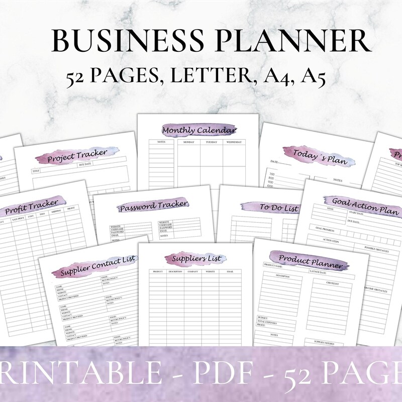 Small Business Planner - Etsy