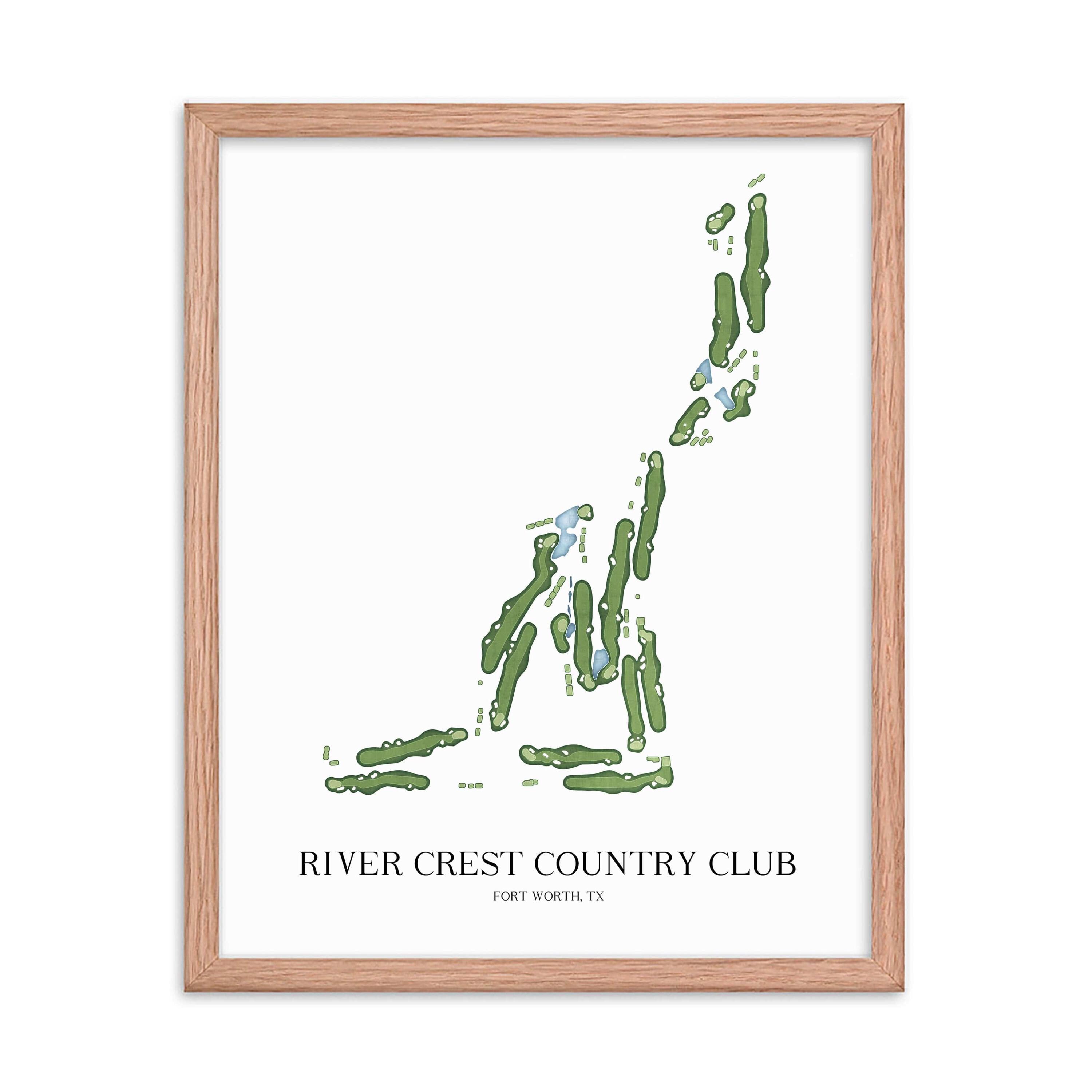 River Crest Country Club | Golf Course Map, Personalized Golf Art, Golf ...
