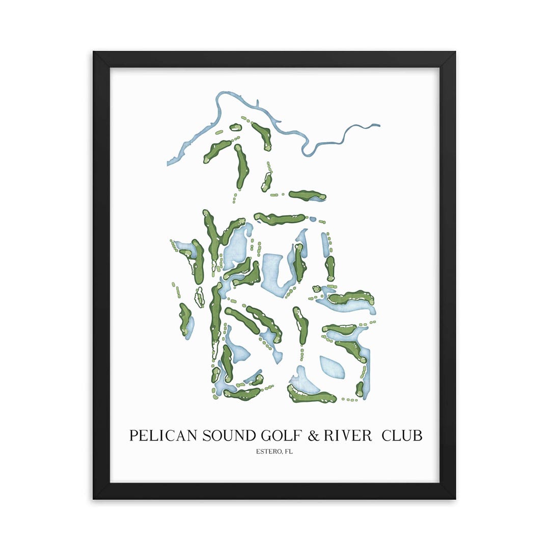 Pelican Sound Golf and River Club | Golf Course Map, Personalized Golf ...