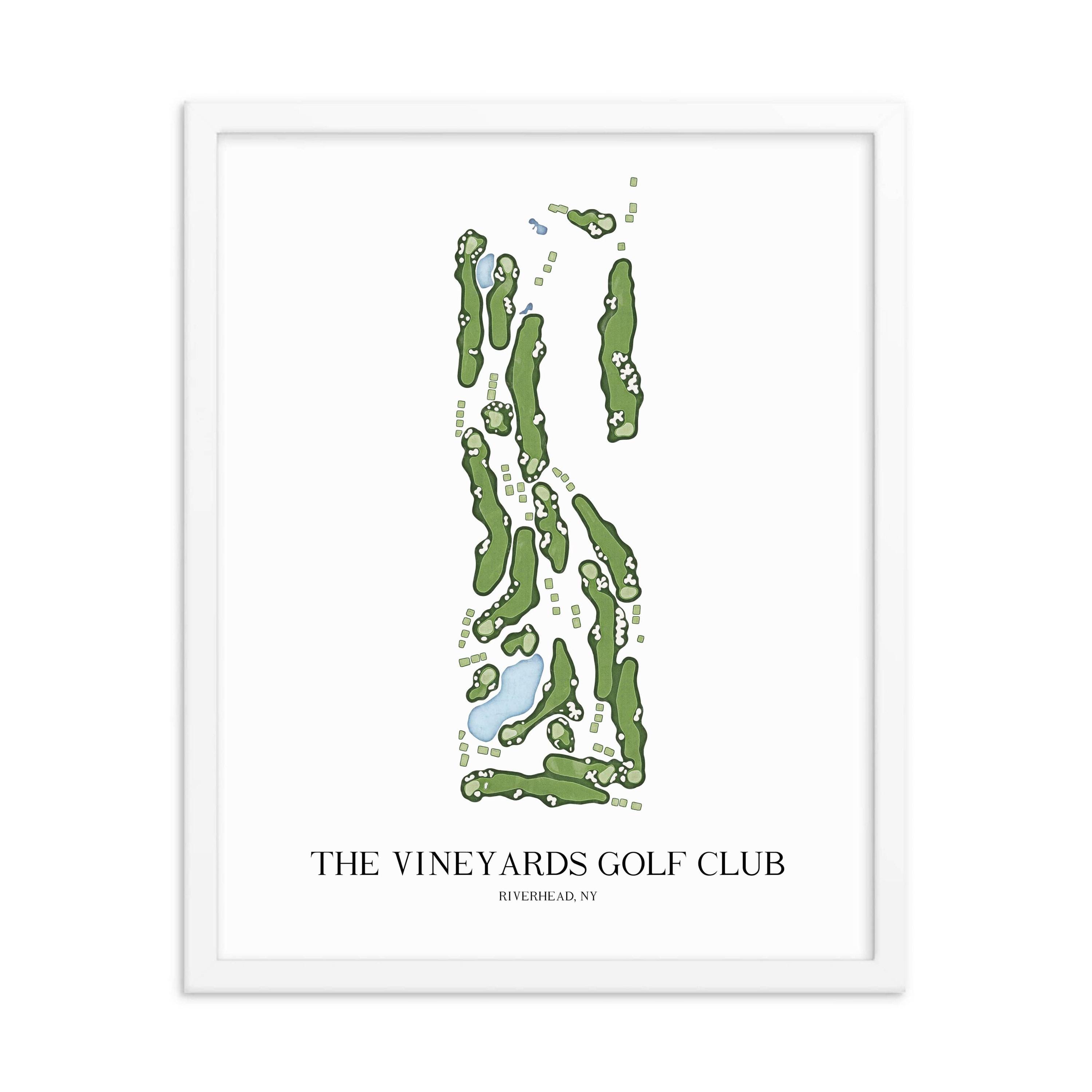The Vineyards Golf Club | Golf Course Map, Personalized Golf Art, Golf ...