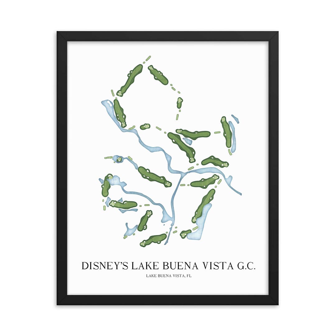 Disney's Lake Buena Vista Golf Course | Golf Course Map, Personalized ...