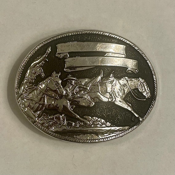 Vintage rodeo belt buckle - Gem