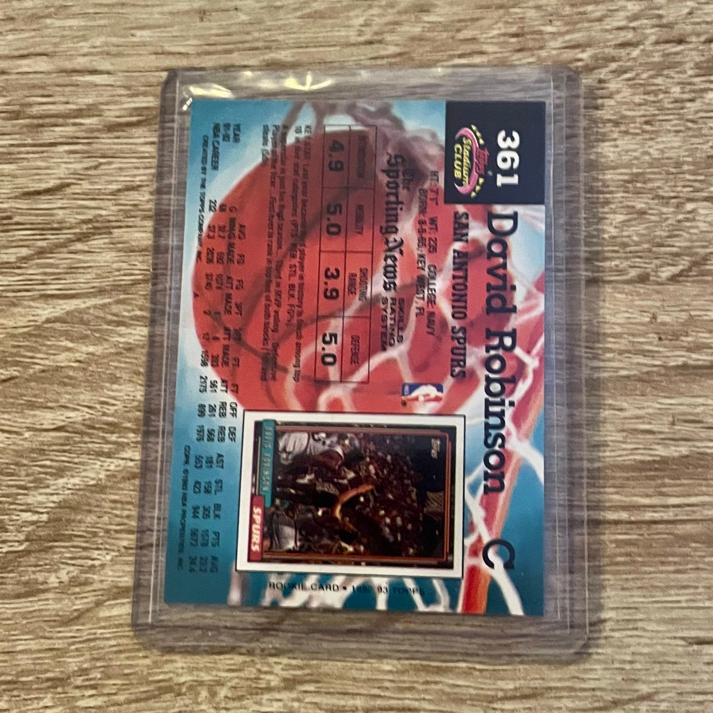 4 David Robinson Basketball Cards 1993-2000 - Etsy