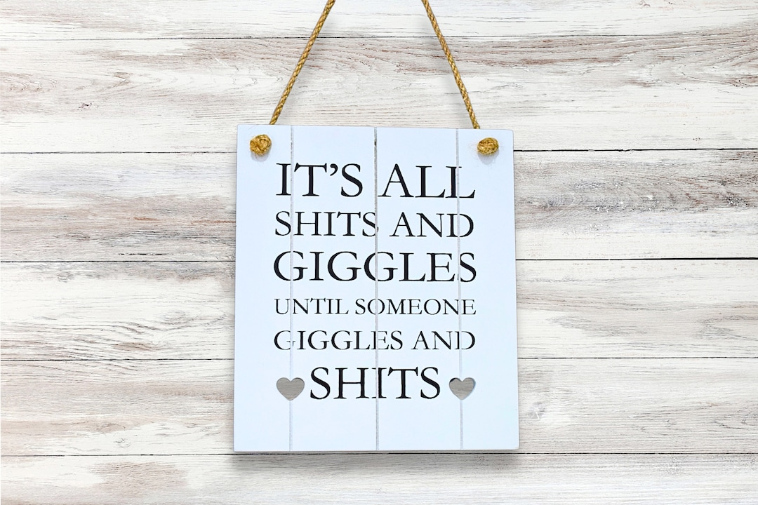 Funny Wall Plaque, Novelty Wall Decoration, Hanging Wall Quote - Etsy UK