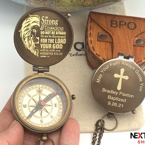 Baptism Compass First Holy Communion Compass Engraved - Etsy