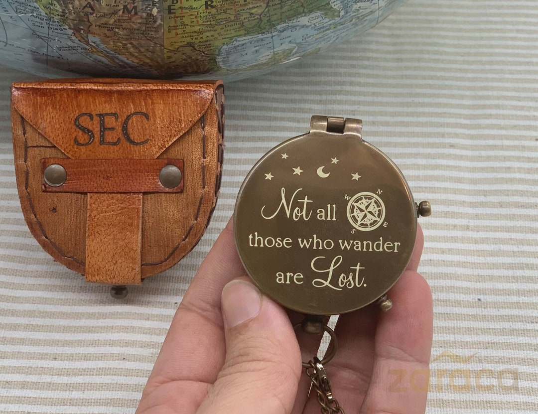 Personalized Laser Engraved Compass, Adventurer Gift, Christmas Gift ...