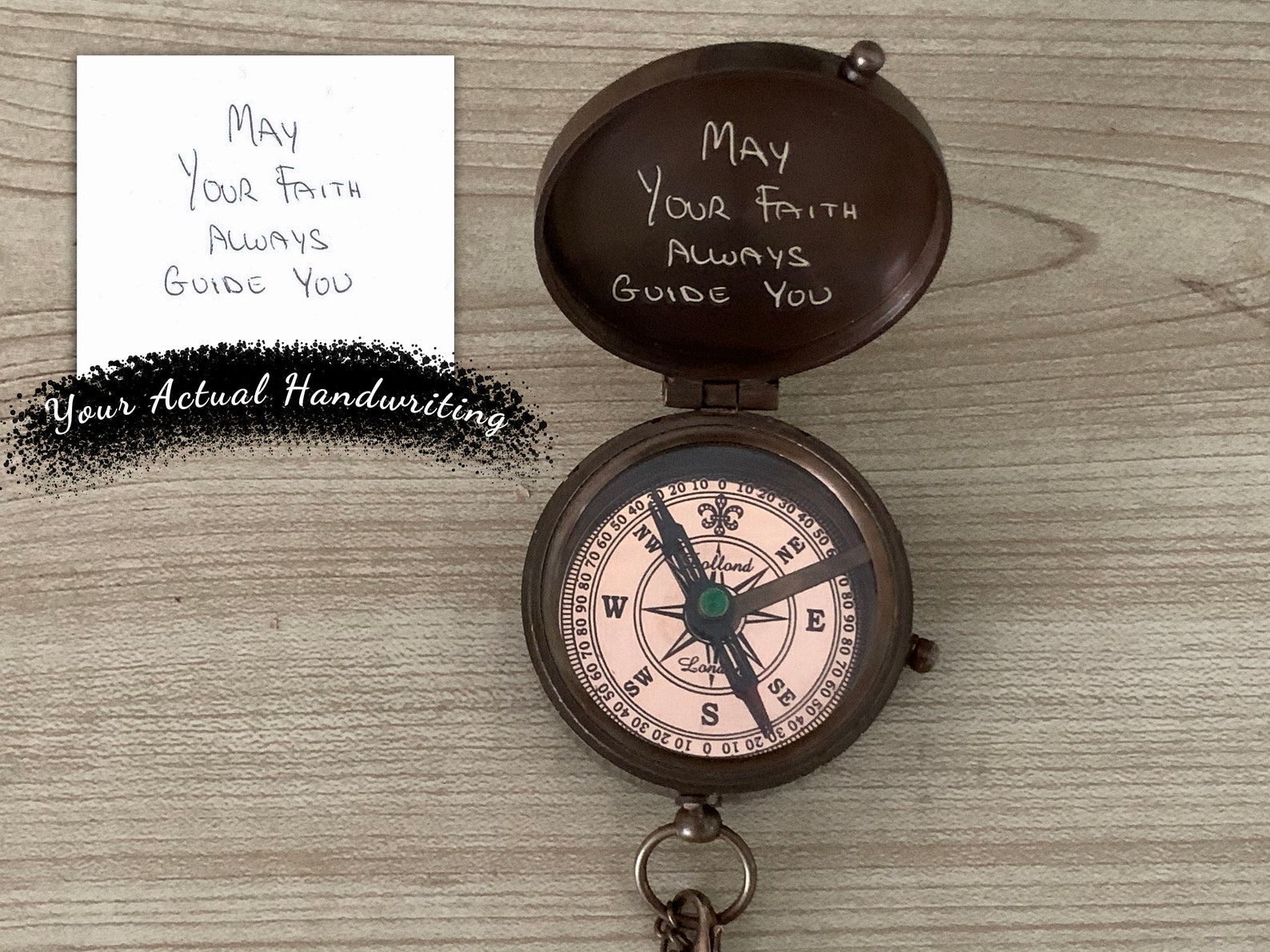 Baptism Compass, First Holy Communion Compass, Engraved Compass for ...