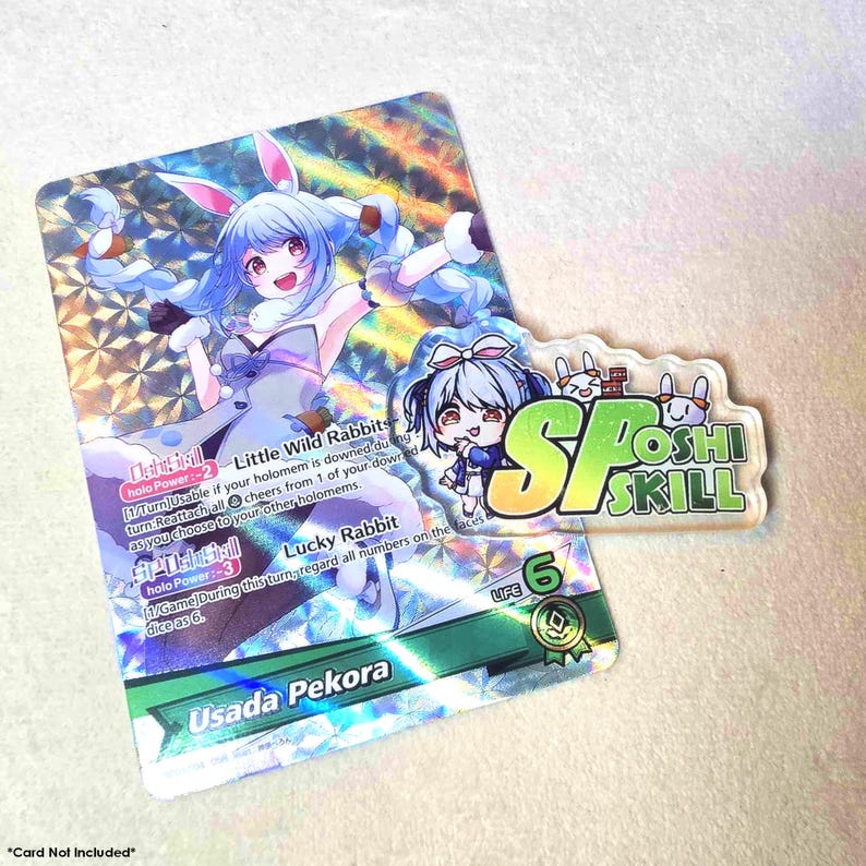 Usada Pekora - Hololive TCG SP Oshi Skill Marker - Etsy