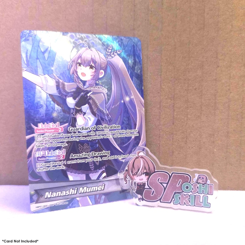 Nanashi Mumei - Hololive TCG SP Oshi Skill Marker - Etsy