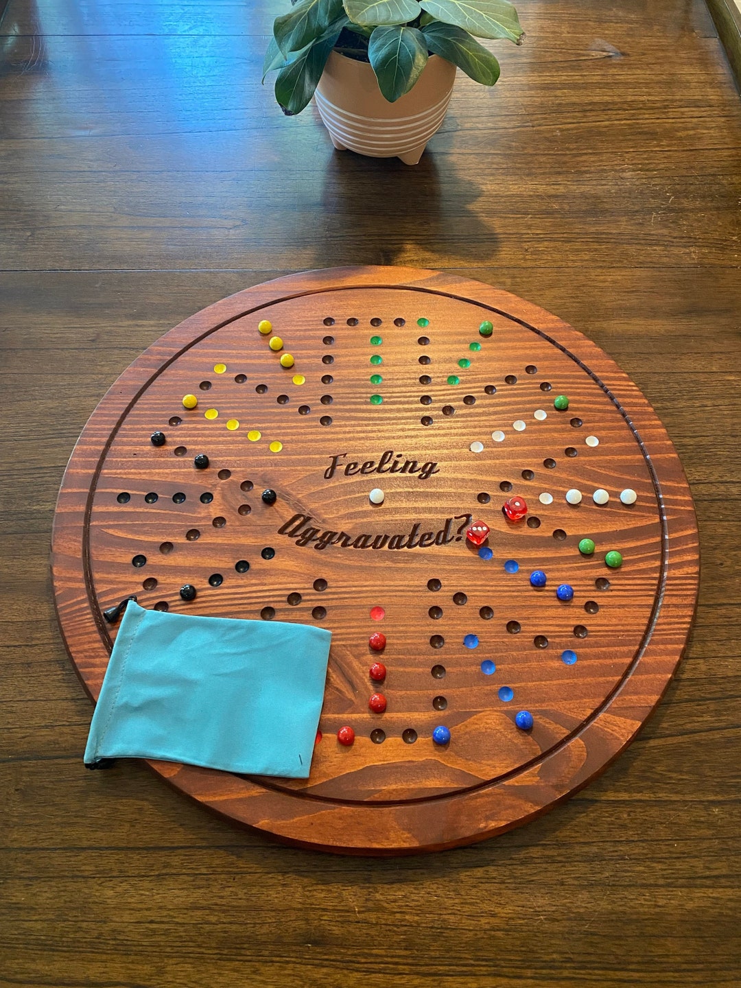 Hand Painted Aggravation Game With Custom Engraving - Etsy