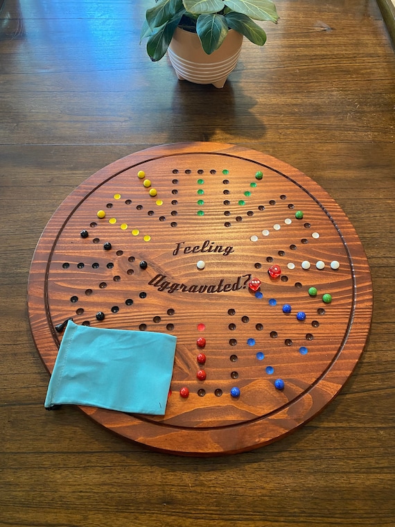 Hand Painted Aggravation Game With Custom Engraving - Etsy