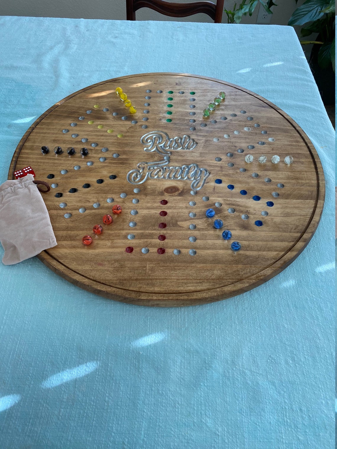 Hand Painted Aggravation Game with Custom engraving | Etsy