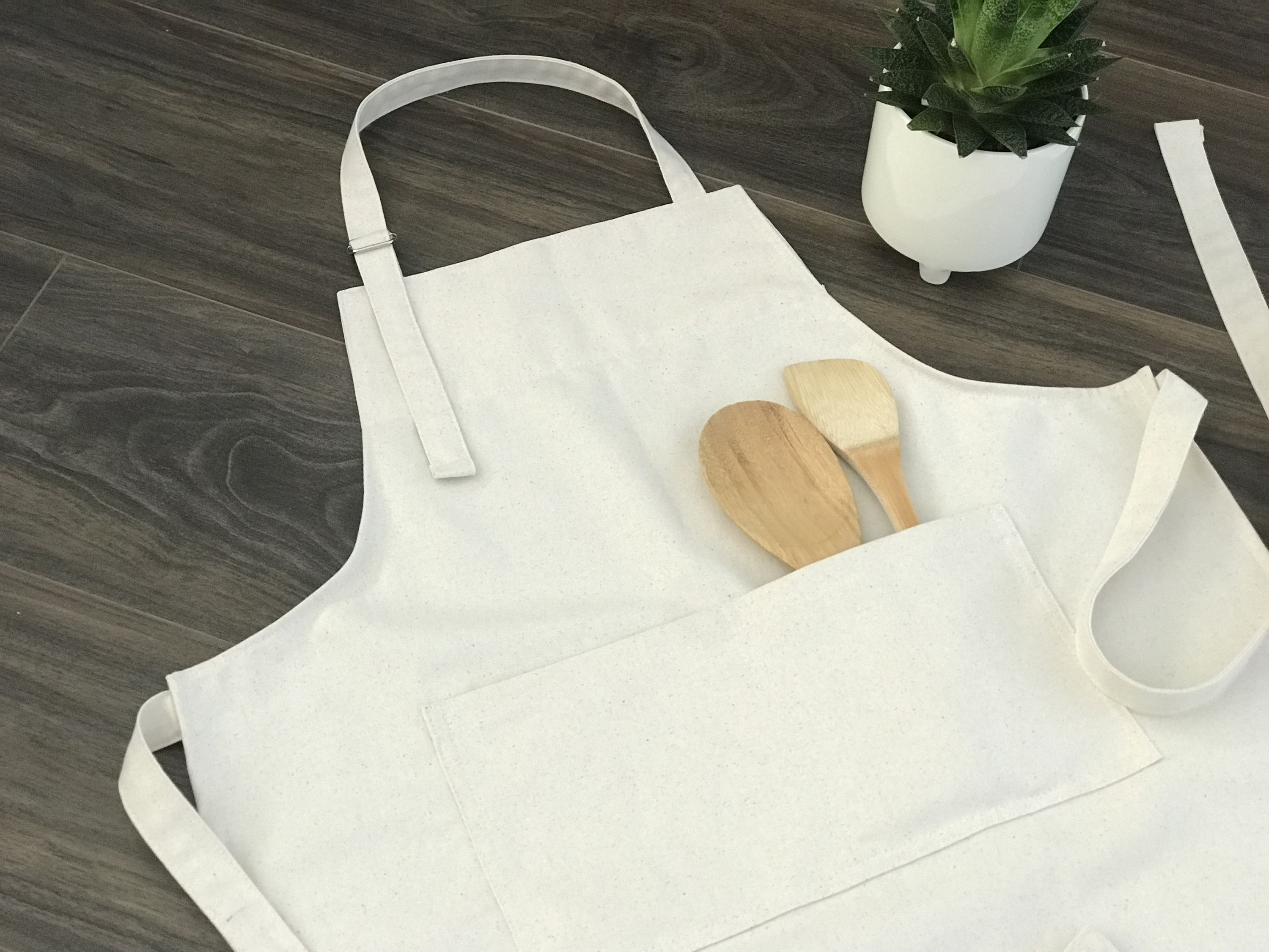 Custom Heavyweight Unisex Apron 100 % Cotton Canvas 8-10oz ...