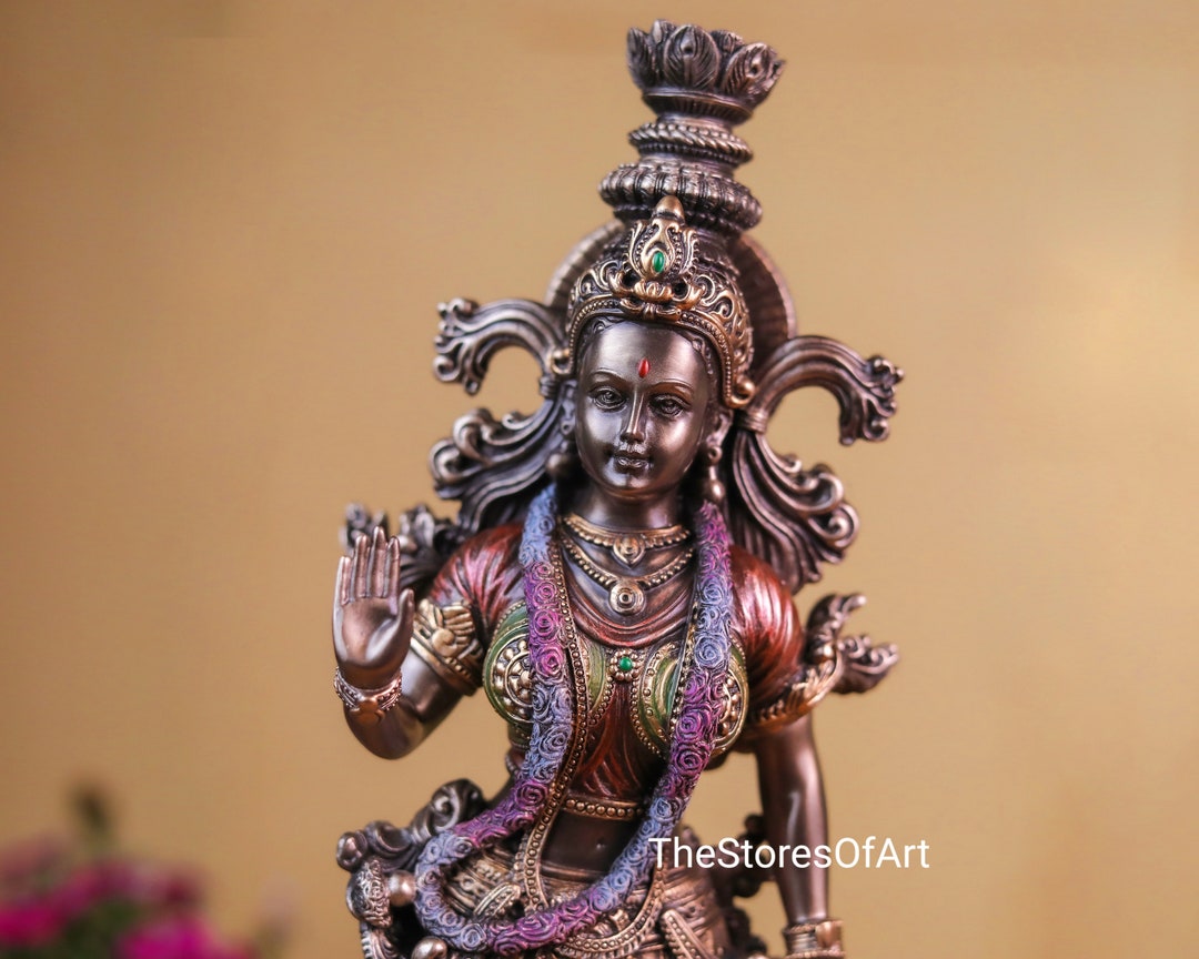Radha Statue 15inch Bonded Bronze Goddess Radha Statue - Etsy