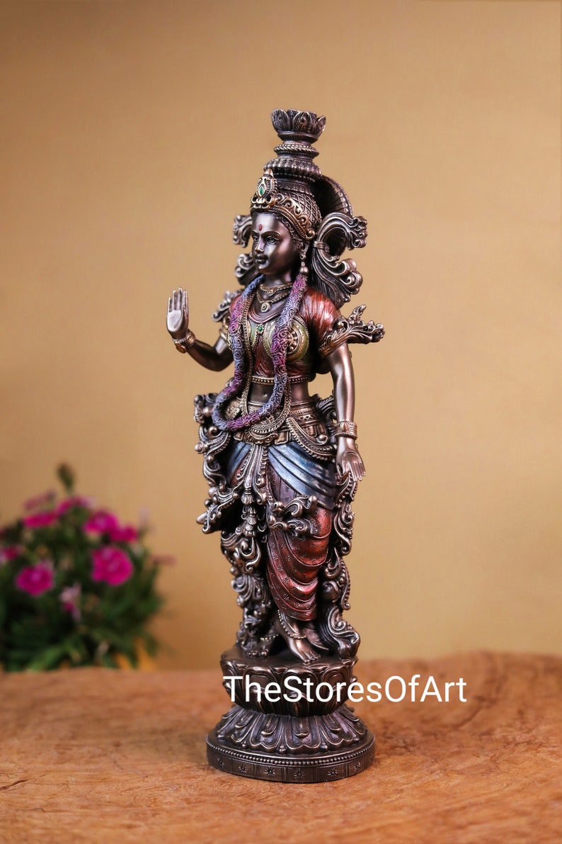 Radha Statue 15inch Bonded Bronze Goddess Radha Statue - Etsy