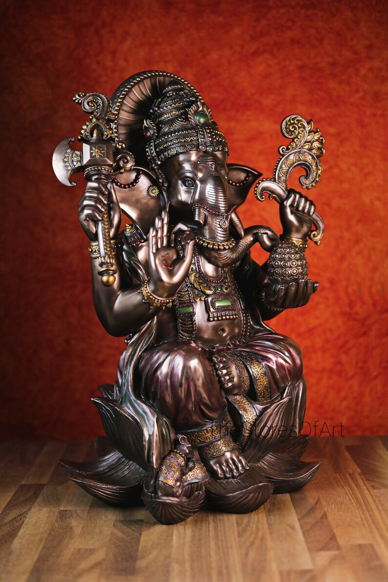 Ganesha Statue 61CM Big Large Bonded Bronze Ganesh Idol - Etsy