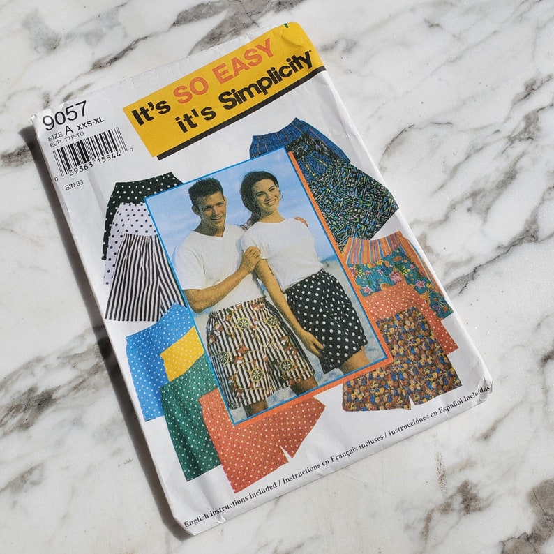 Simplicity 9057 - Misses', Men's, Teen-boys and Girls' Shorts - Size A ...